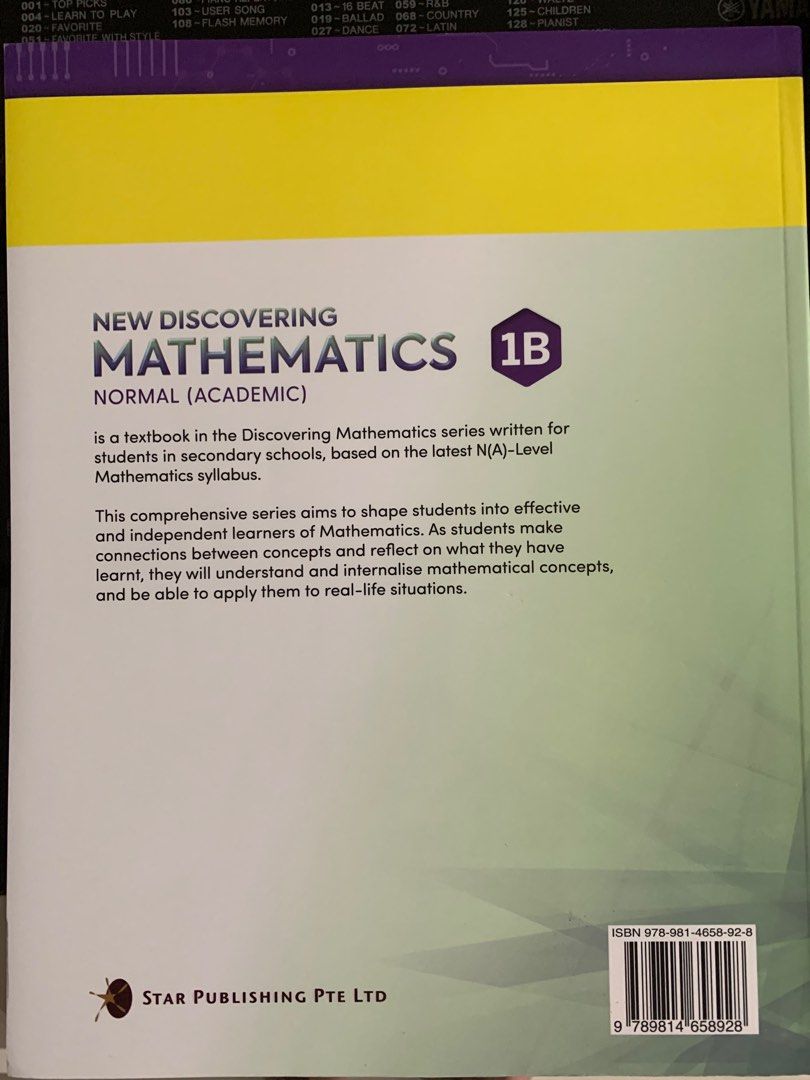 Mathematics Normal (Academic) Textbook, Hobbies & Toys, Books ...