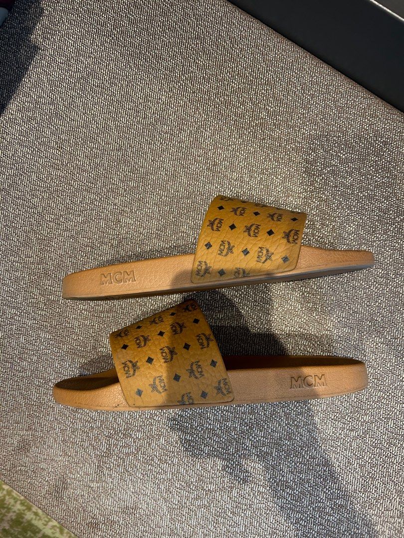 Mcm Slides, Luxury, Sneakers & Footwear on Carousell