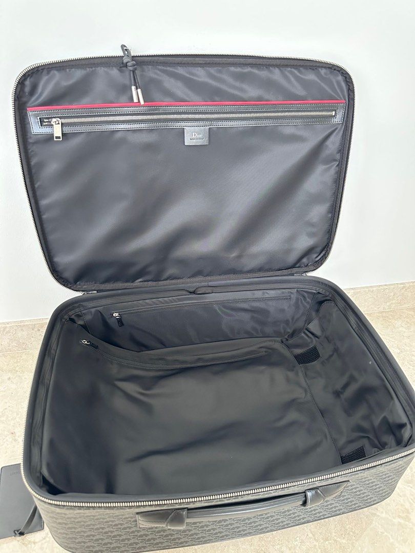Dior Homme dark light scribble trolley case, Luxury, Bags & Wallets on ...