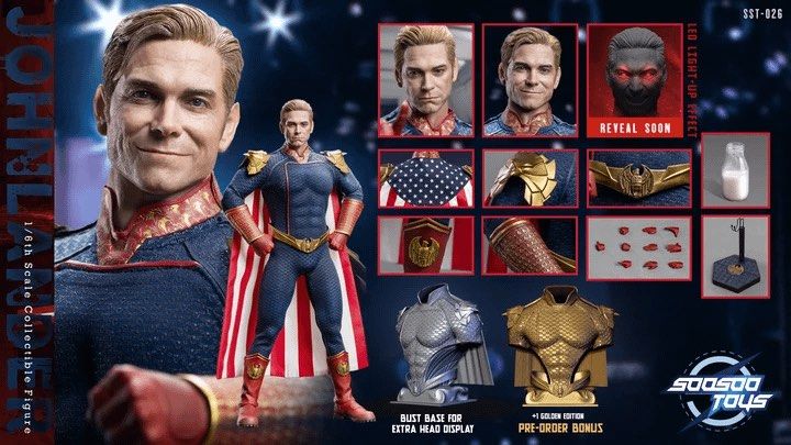 [MIB] SOOSOOTOYS HOMELANDER (JOHN LANDER) 1/6 ACTION FIGURE, Hobbies ...