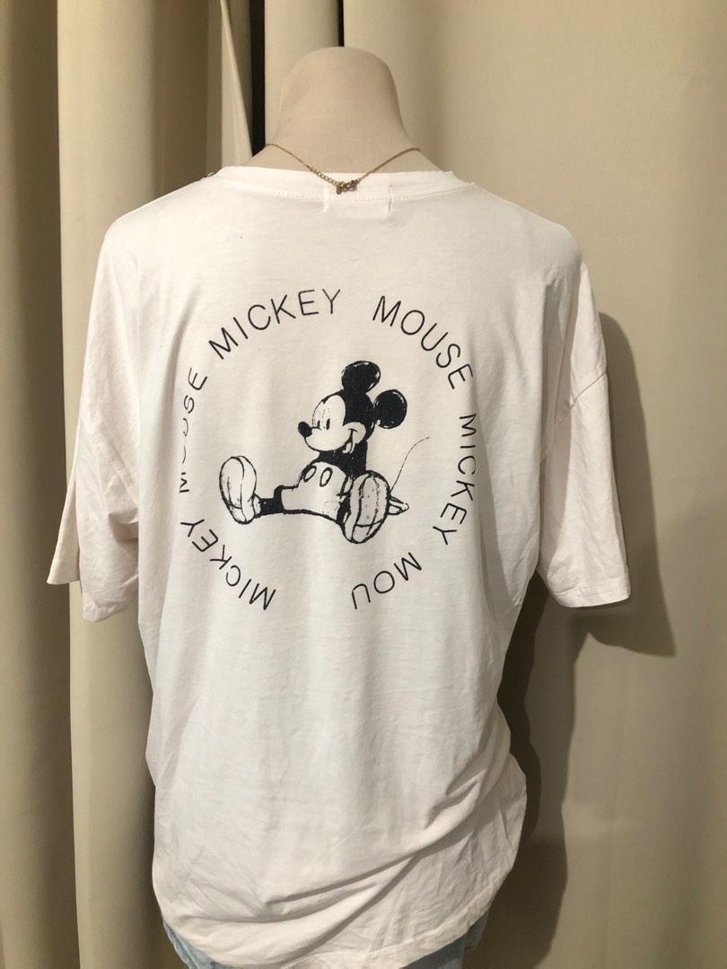 mickey basic, Women's Fashion, Tops, Shirts on Carousell