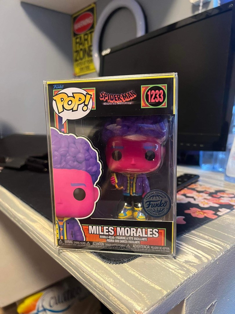 Miles Morales Black Light Funko Pop, Hobbies & Toys, Toys & Games on ...