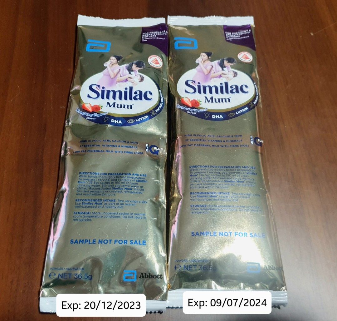 Milk Powder - Similac Mum (400g), Enfamama (Sample) & Friso Gold ...