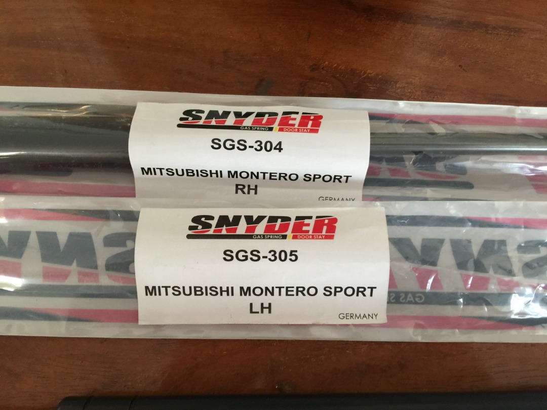 MITSUBISHI MONTERO SPORTS rear gate struts, Car Parts & Accessories ...