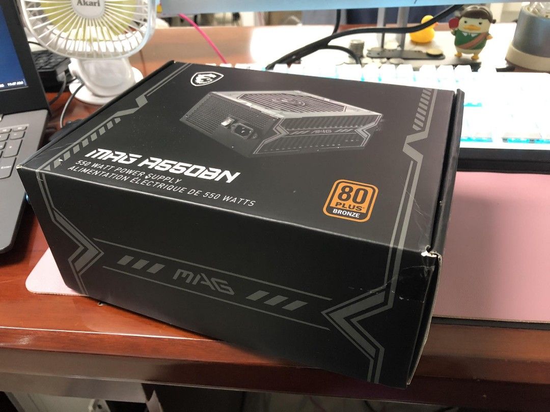 MSI MAG A550BN 550WATTS PSU, Computers & Tech, Parts & Accessories ...