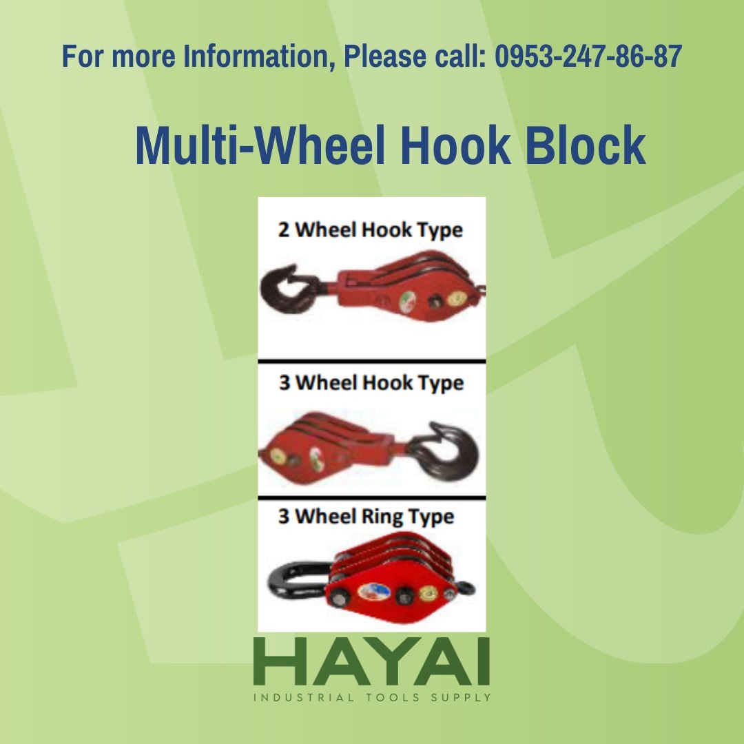 Multi-Wheel Hook Block, Commercial & Industrial, Construction Tools ...
