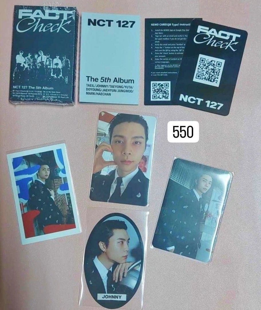 nct 127 fact check qr ver nemo version taeyong jaehyun mark lee doyoung ...