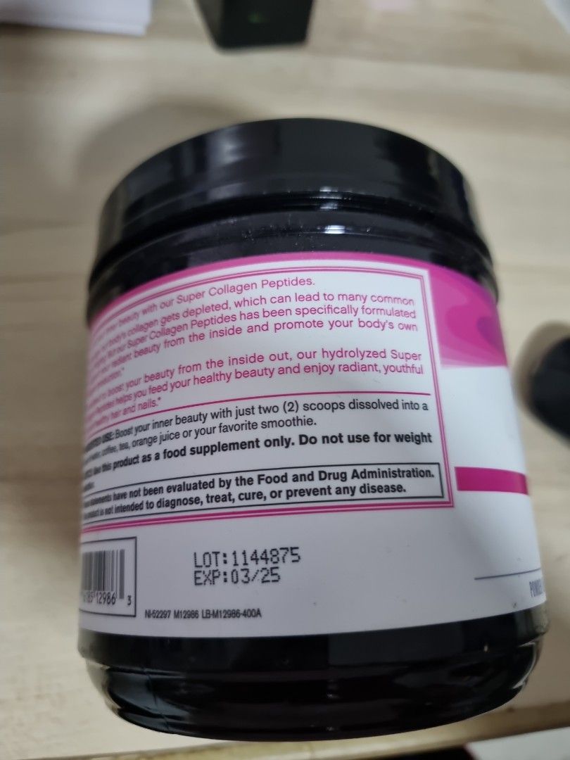 Neocell super collagen peptides 400g, Health & Nutrition, Health ...