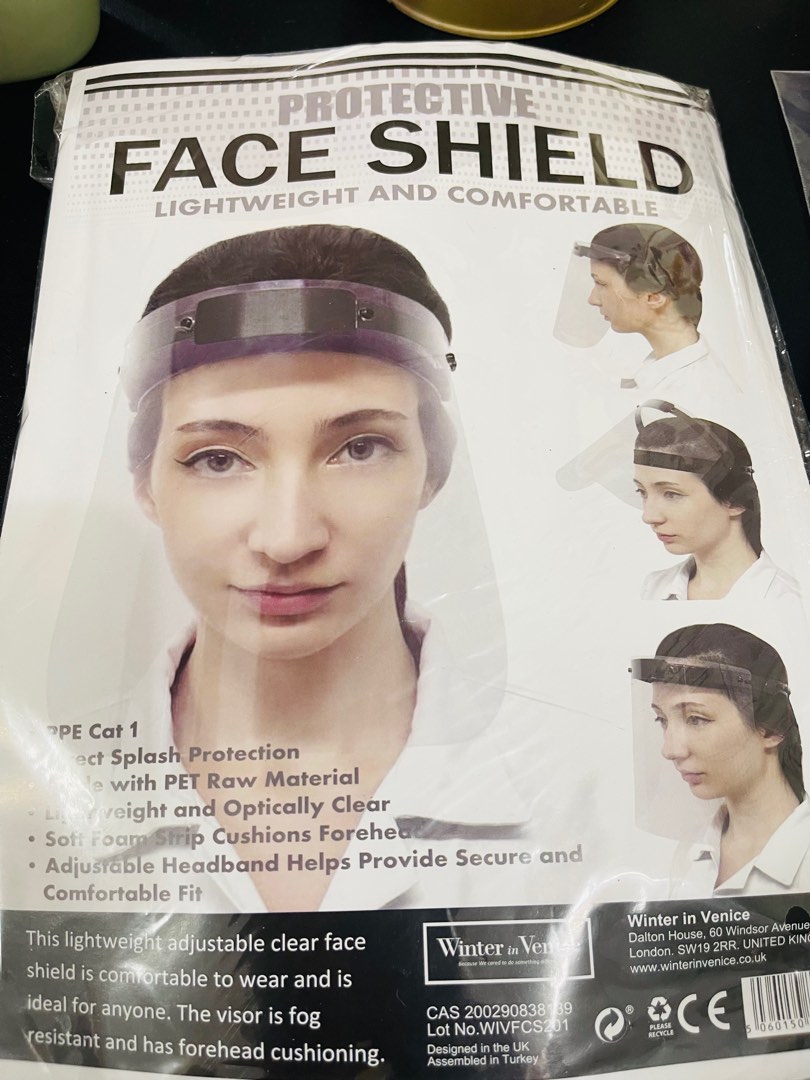 NEW FACE SHIELD BUNDLE TAKE ALL, Health & Nutrition, Face Masks & Face ...