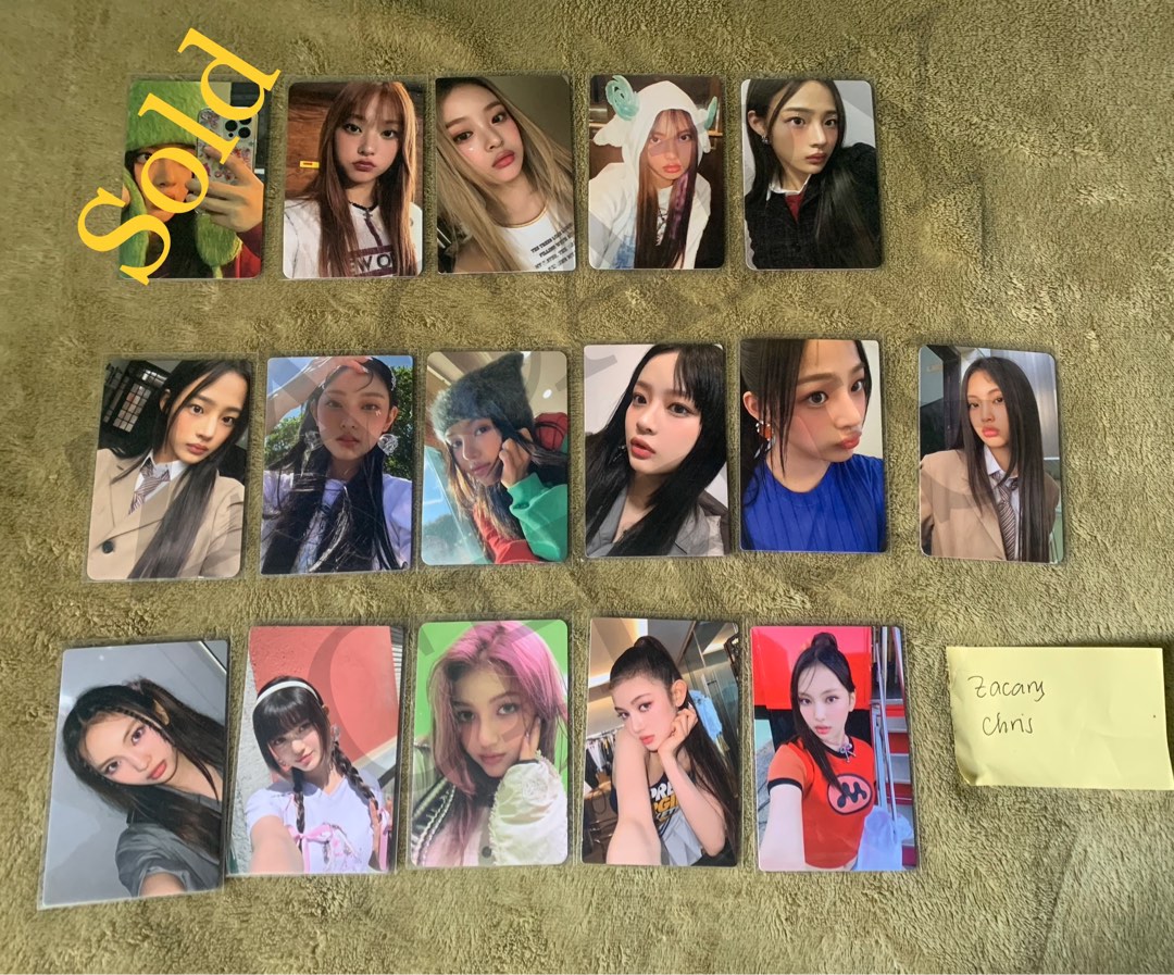 NEWJEANS OFFICIAL PHOTOCARDS, Hobbies & Toys, Memorabilia ...