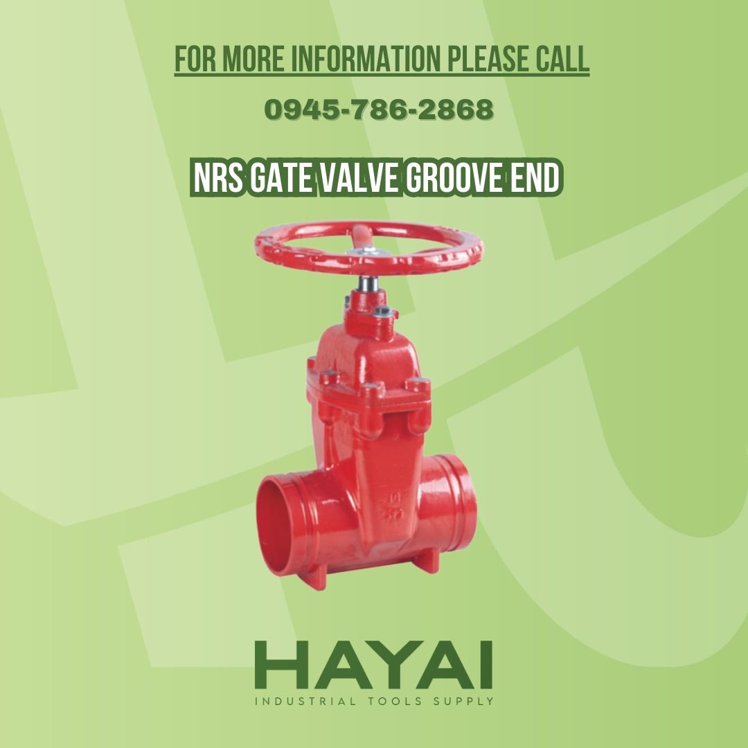 NRS Gate Valve Groove End, Commercial & Industrial, Construction Tools ...