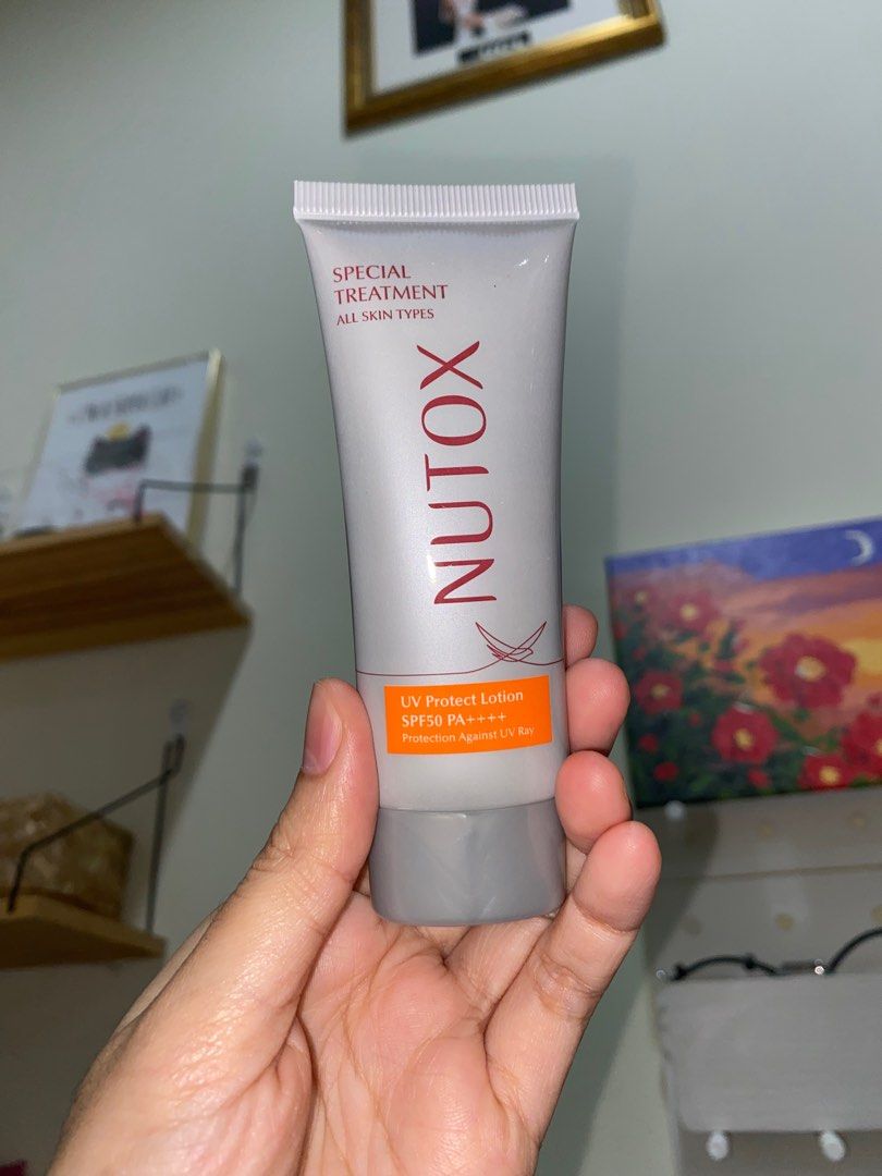 Nutox UV Protect Lotion SPF50 PA++++ Sunscreen Sunblock, Beauty & Personal Care, Face, Face Care ...