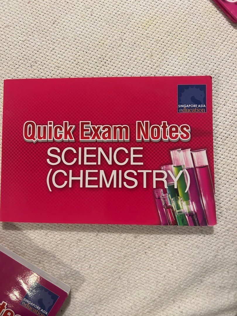 O LEVEL SCI (CHEM,BIO) MATH QUICK NOTES, Hobbies & Toys, Books ...