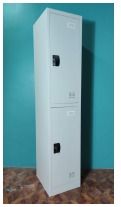ONE TIER 2 DOOR LOCKER OFFICE FURNITURE PARTITION, Furniture & Home ...