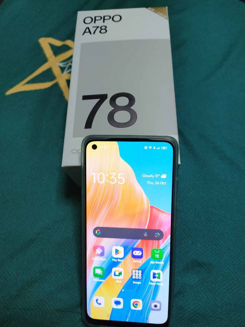 Oppo A78 Aqua Green 256 GB, Mobile Phones & Gadgets, Mobile Phones ...