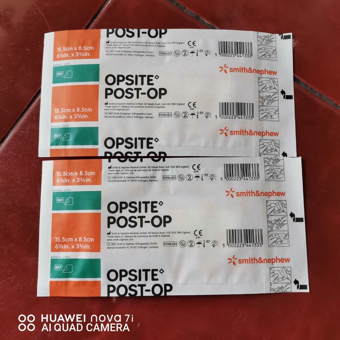 Opsite post-op 15.5cm x 8.5cms, Announcements on Carousell