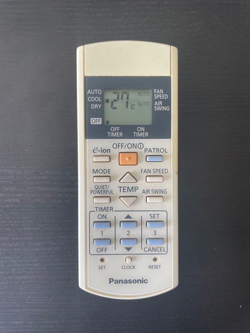 Panasonic Aircon remote control, TV & Home Appliances, TV ...