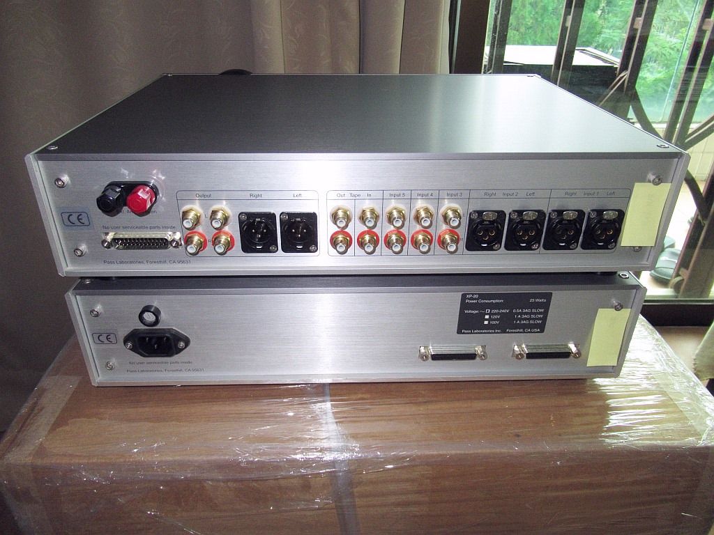 Pass Labs XP20 Preamp & X250.5 Poweramp, 音響器材, 其他音響配件及設備 - Carousell