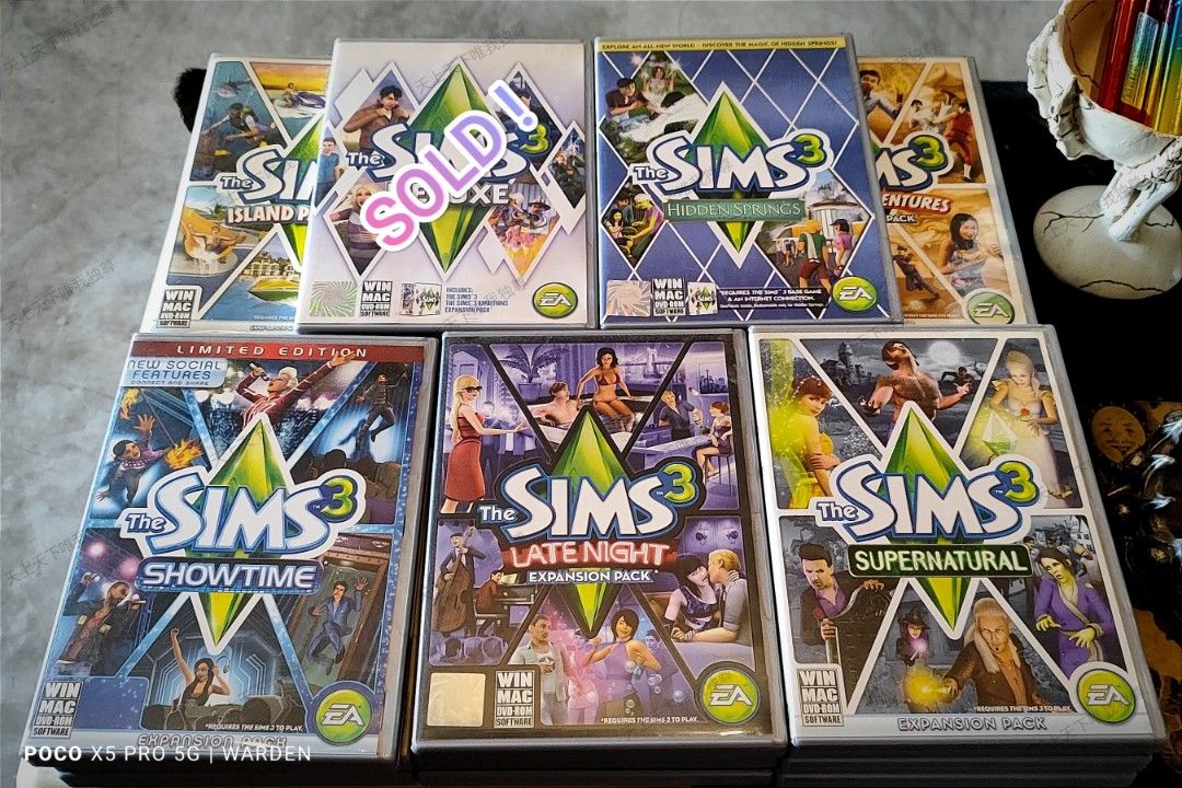 [PC GAME CLEARANCE SALES] THE SIMS 3 Base Game, Expansion Packs and ...