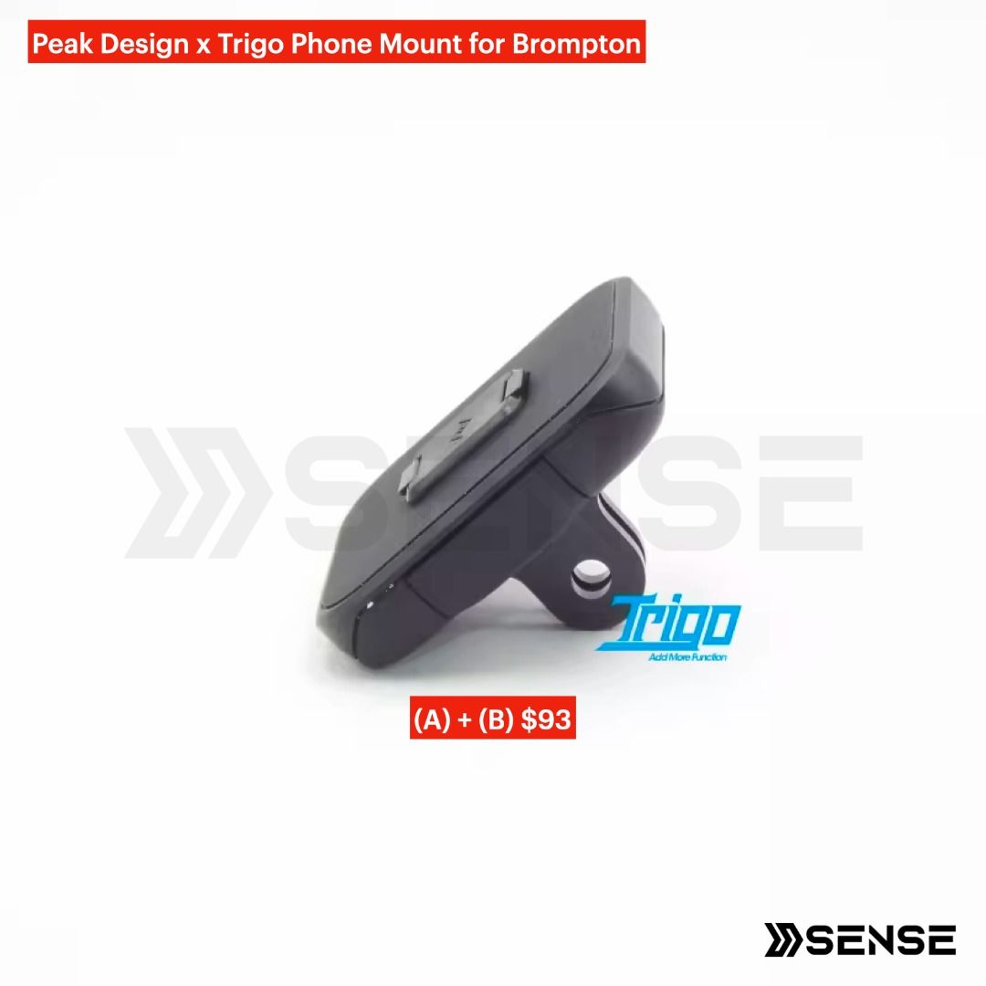 Peak Design x Trigo Phone Mount for Brompton, Sports Equipment ...