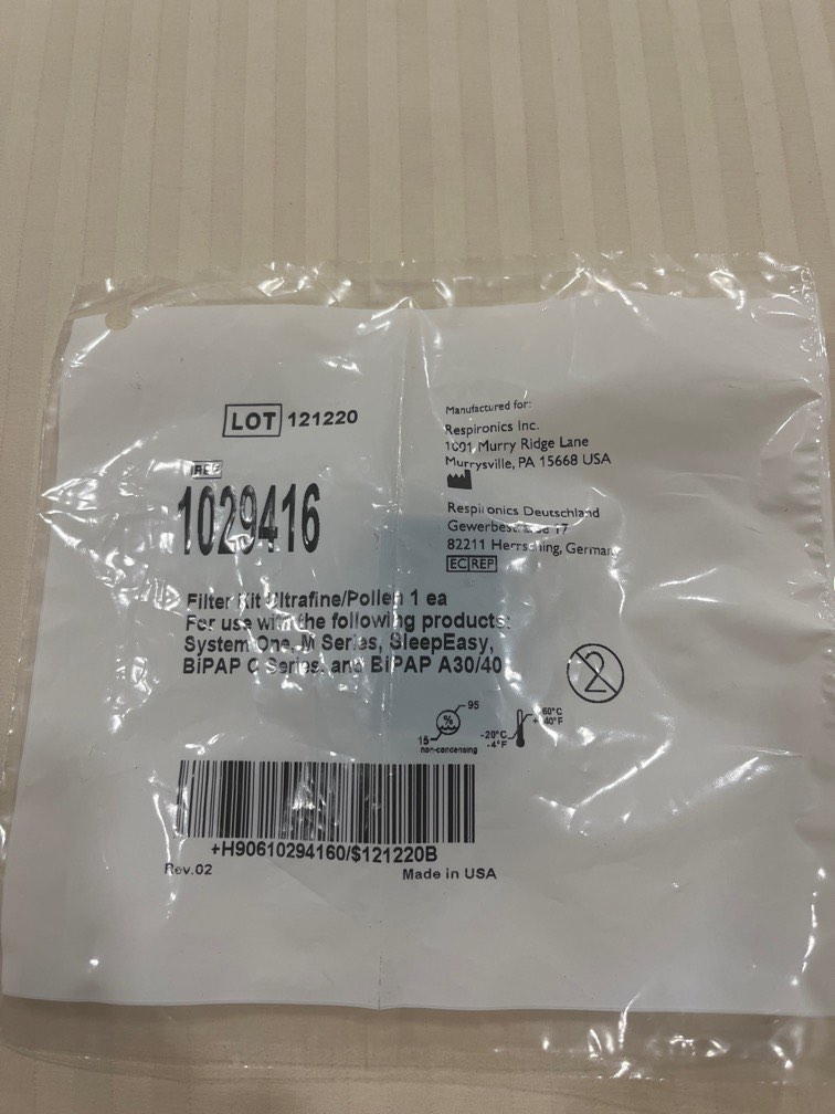 Philips System One CPAP filter kit, Health & Nutrition, Medical ...