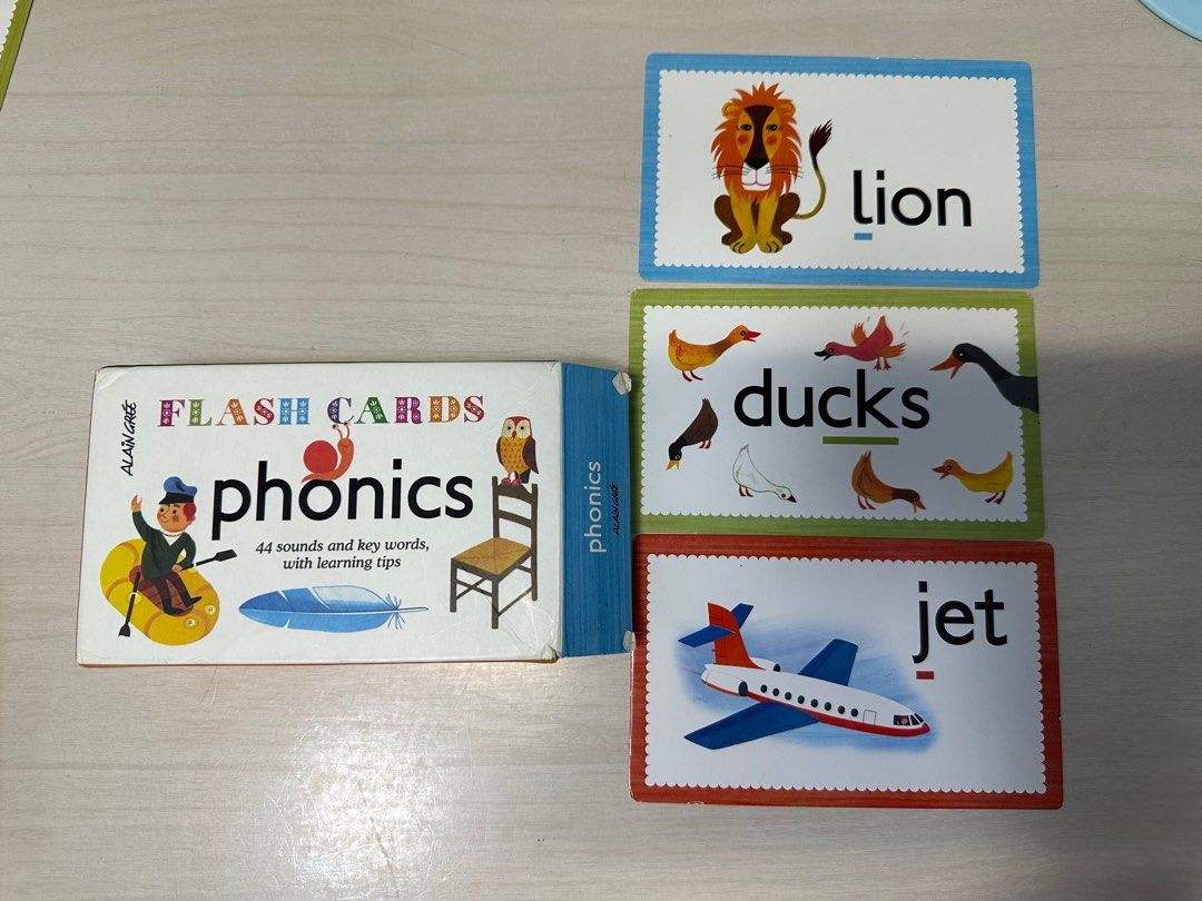 phonics and maths flash cards, 兒童＆孕婦用品, 嬰兒玩具 - Carousell