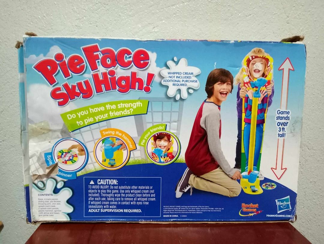 Pie Face Sky High by Hasbro, Hobbies & Toys, Toys & Games on Carousell