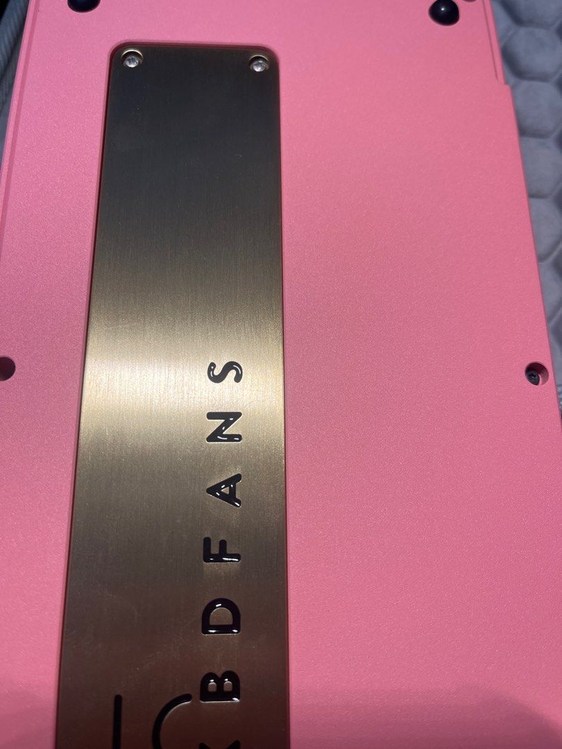 pink d65 built kit with durock stabs, Computers & Tech, Parts ...