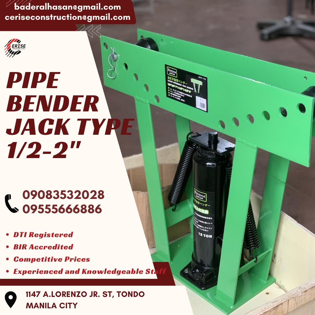 PIPE BENDER JACK TYPE | BENDER | PIPE BEND | PIPE | JACK TYPE | PIPE ...