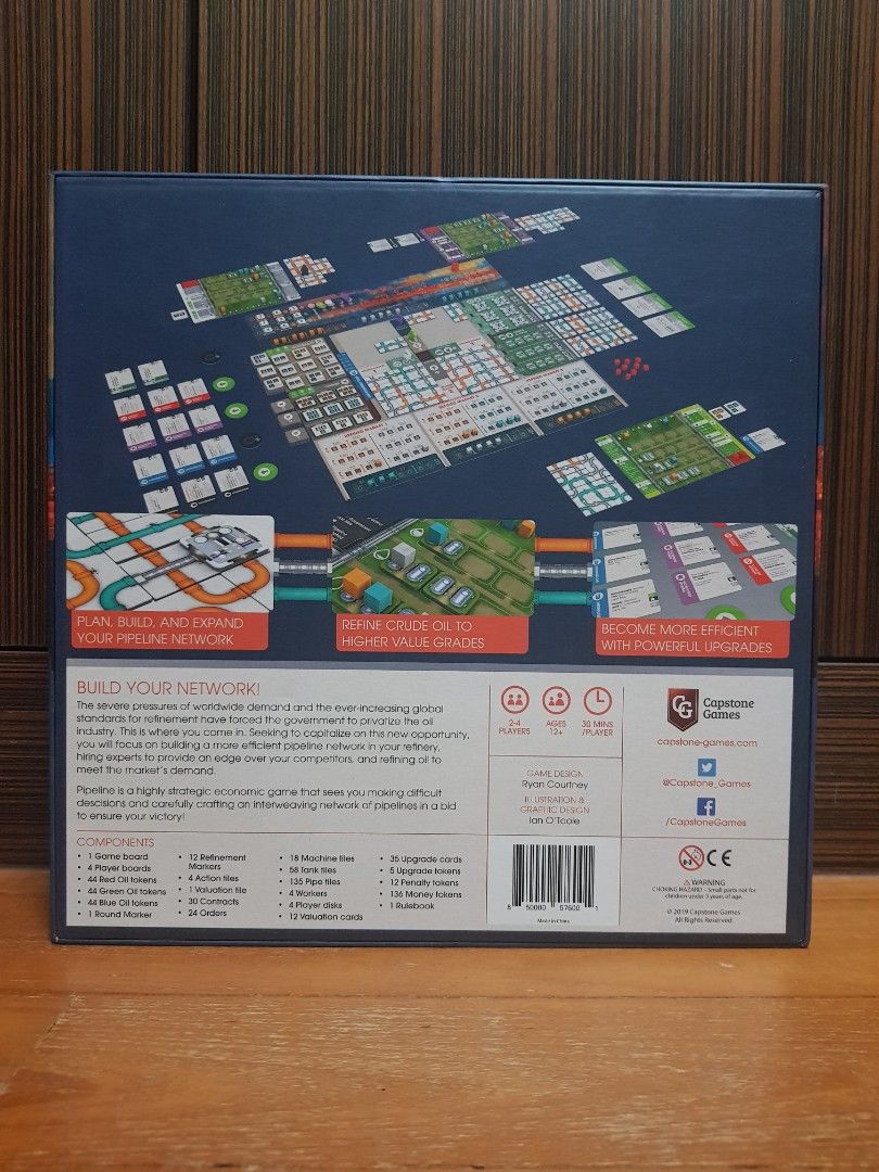 Pipeline Board Game, Hobbies & Toys, Toys & Games on Carousell