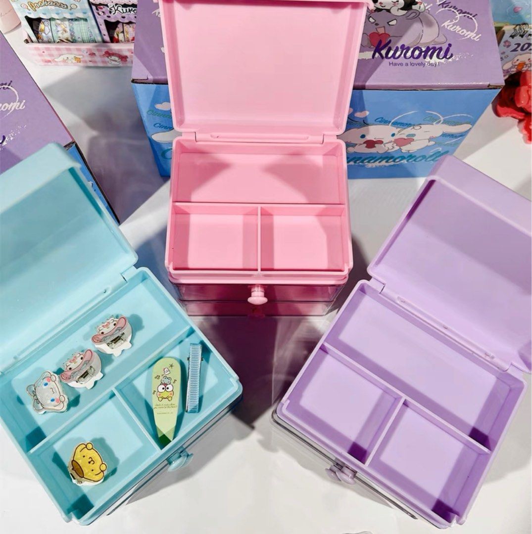 [po] sanrio mini drawers with top organiser, Furniture & Home Living ...