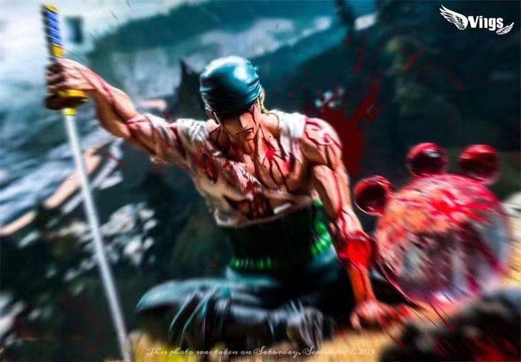 [PO] One Piece|Bloody Zoro, Hobbies & Toys, Toys & Games on Carousell
