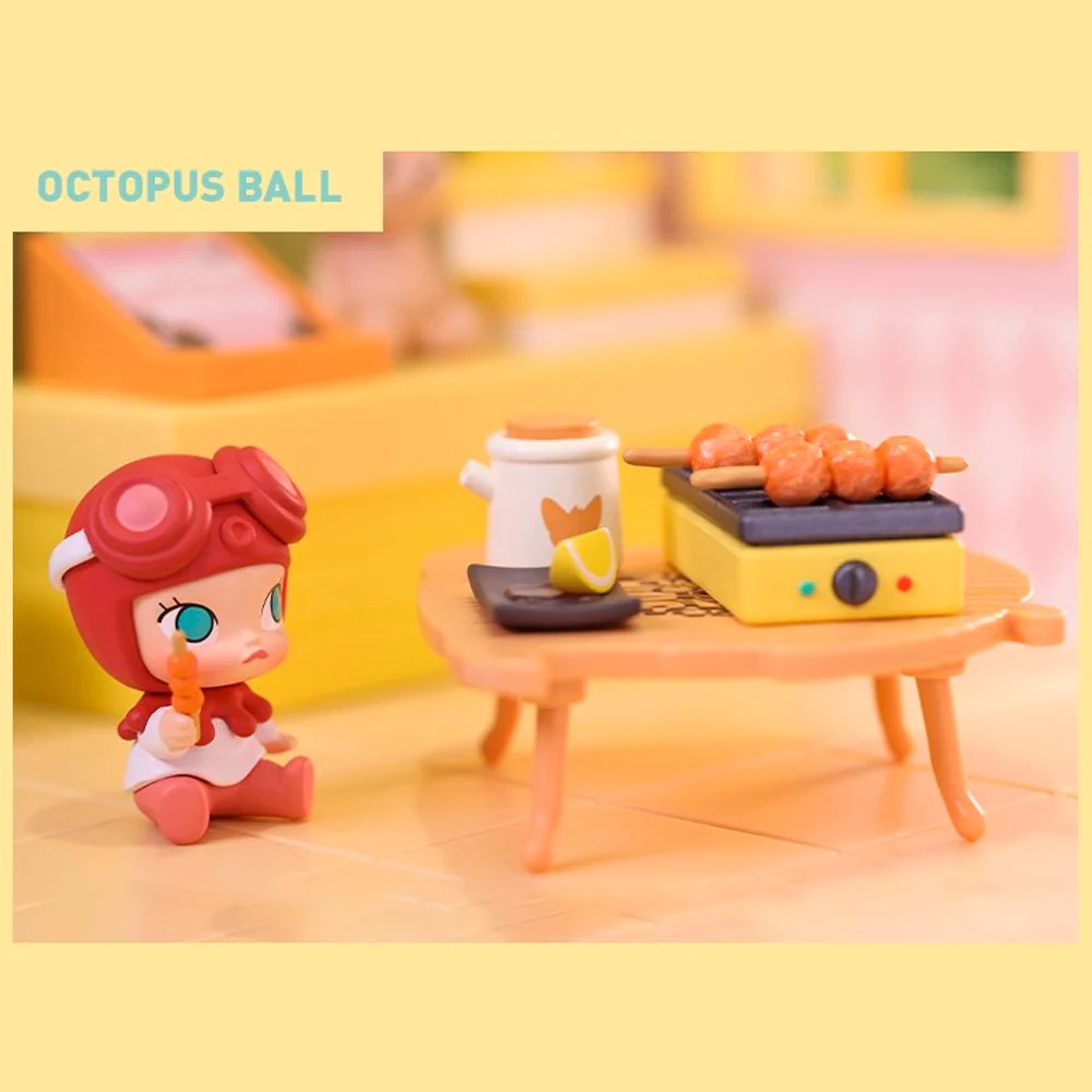 Pop Mart Blind Box Molly Cooking Series Prop (Octopus Ball), Hobbies ...