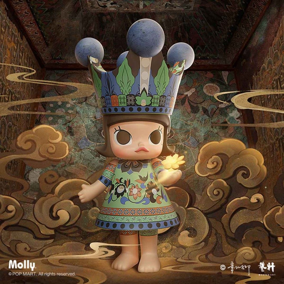 PopMart 400% Royal Molly x Changshana.Dunhuang, Hobbies & Toys, Toys ...