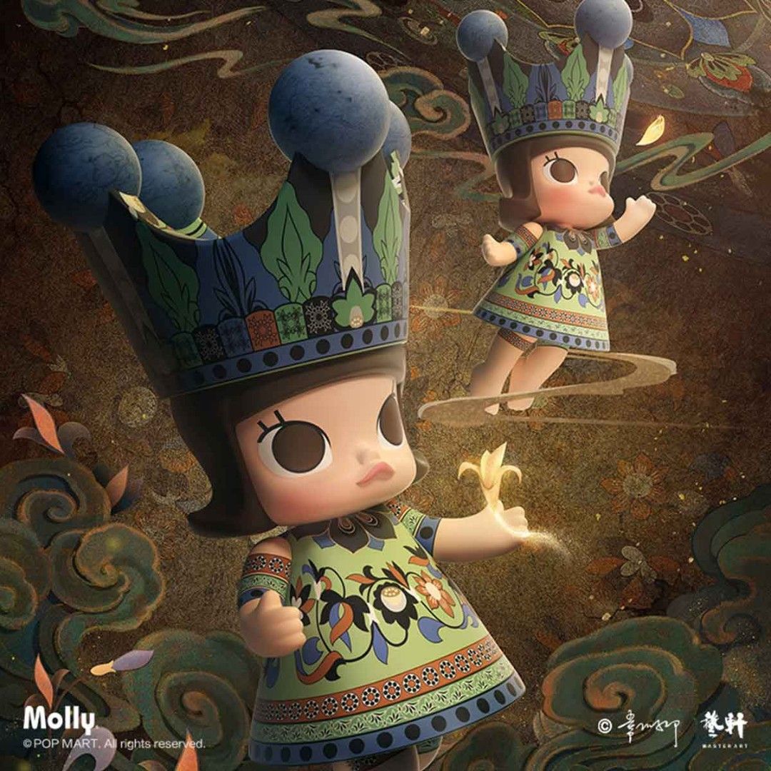 PopMart 400% Royal Molly x Changshana.Dunhuang, Hobbies & Toys, Toys ...