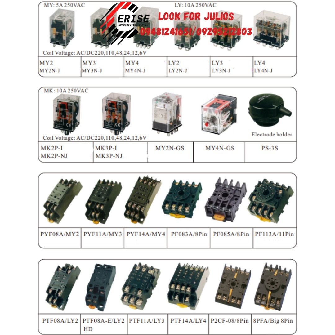 Power Relay, Socket, Commercial & Industrial, Construction Tools ...