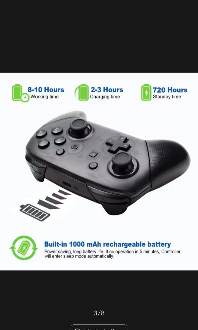 Pro Controller for N-Switch, Video Gaming, Video Game Consoles ...