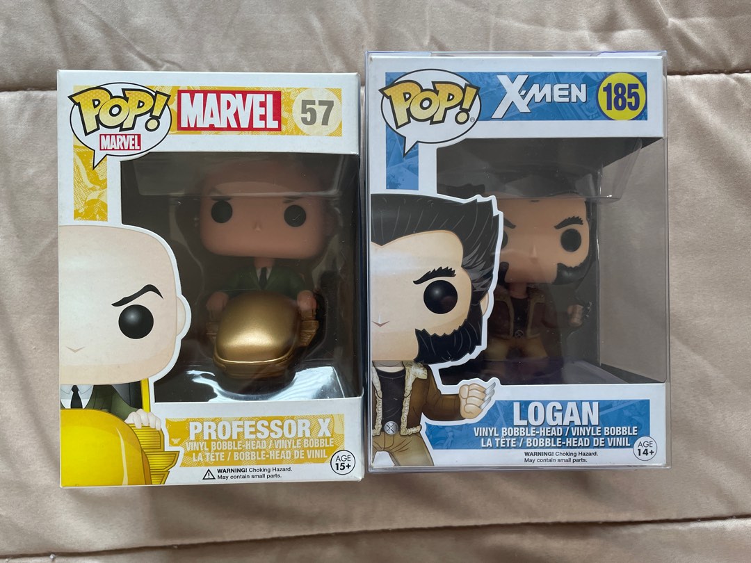 Professor X / Wolverine Bundle Funko POP, Hobbies & Toys, Toys & Games ...