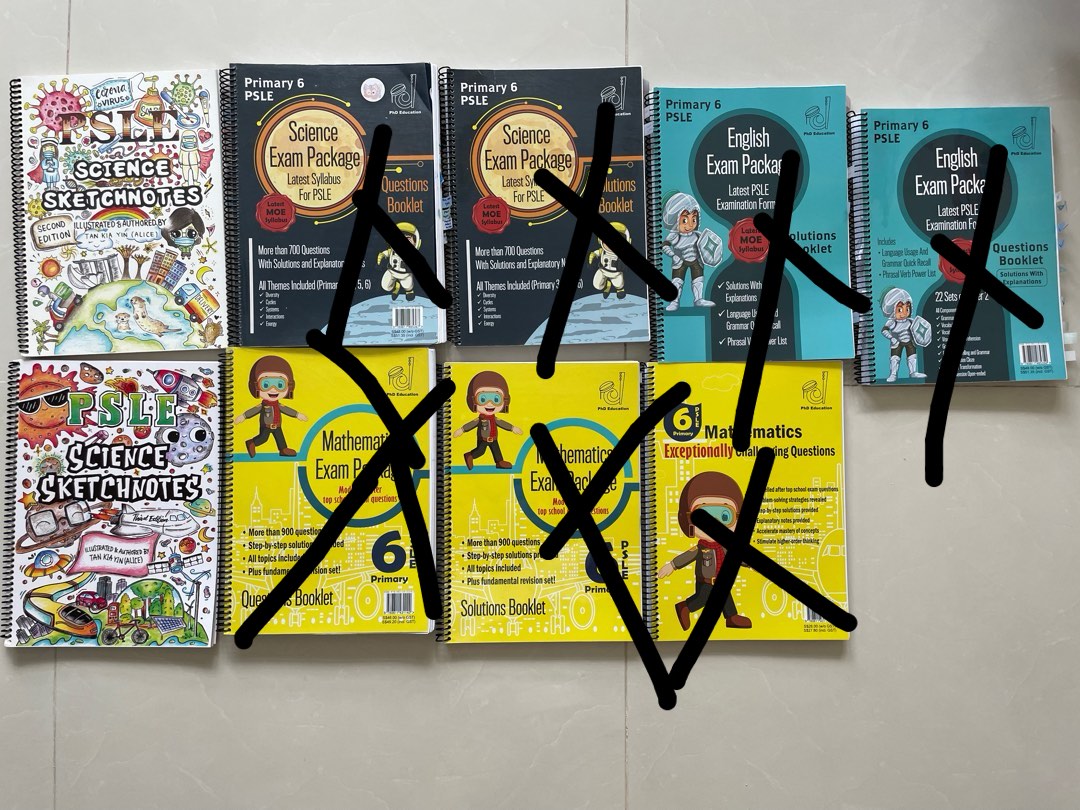 PSLE SKETCHNOTES/ P6 PHD Education PSLE package, Hobbies & Toys, Books ...