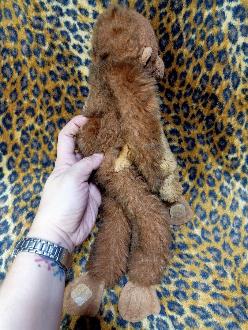 REALISTIC BROWN HANGING MONKEY (VELCRO HANDS), Hobbies & Toys, Toys ...