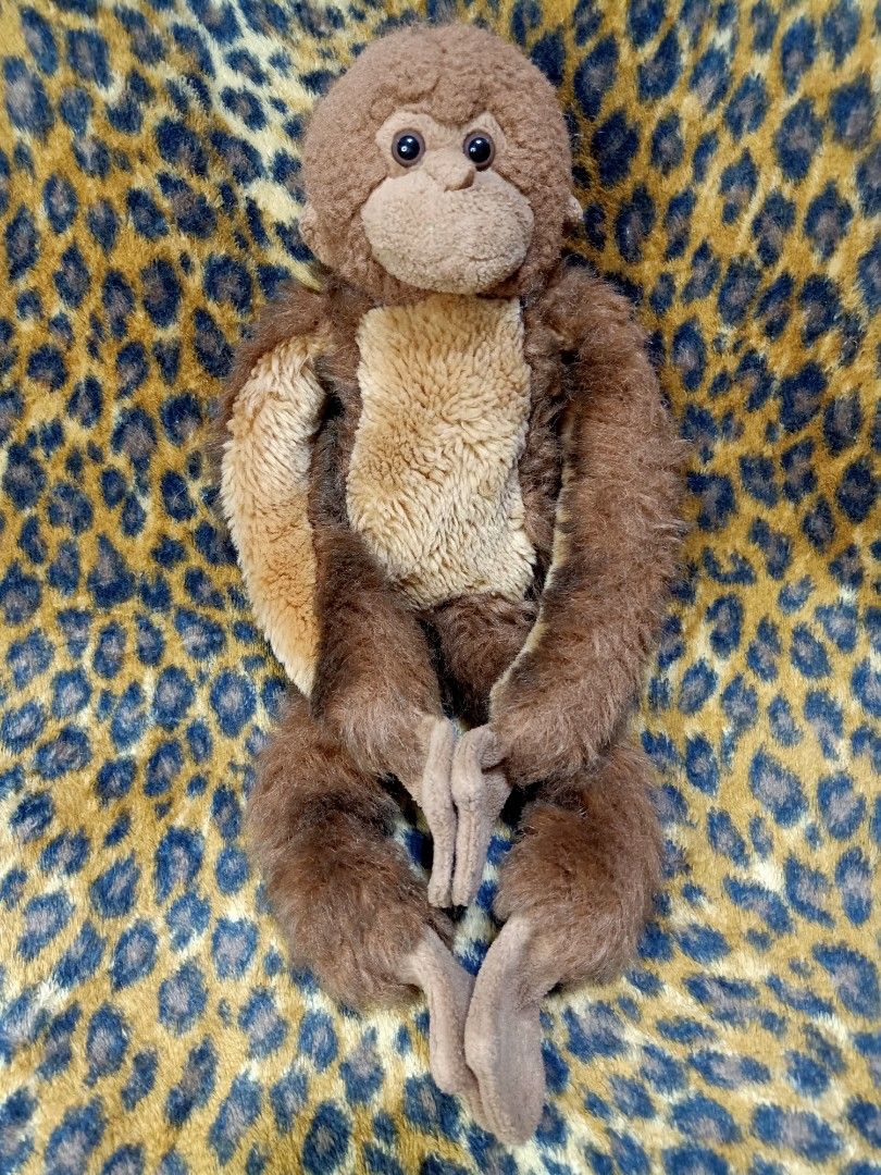 REALISTIC BROWN HANGING MONKEY (VELCRO HANDS), Hobbies & Toys, Toys ...