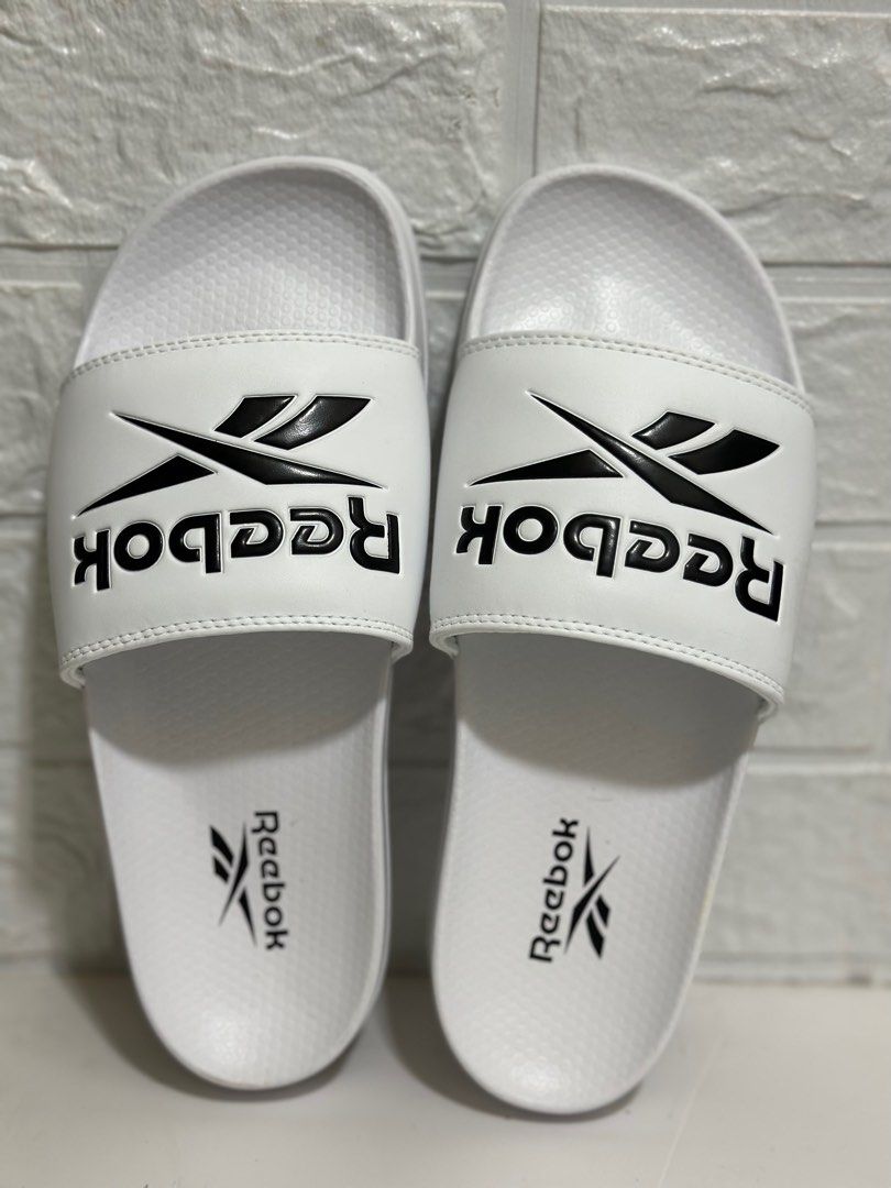 Reebok slides, Men's Fashion, Footwear, Slippers & Slides on Carousell