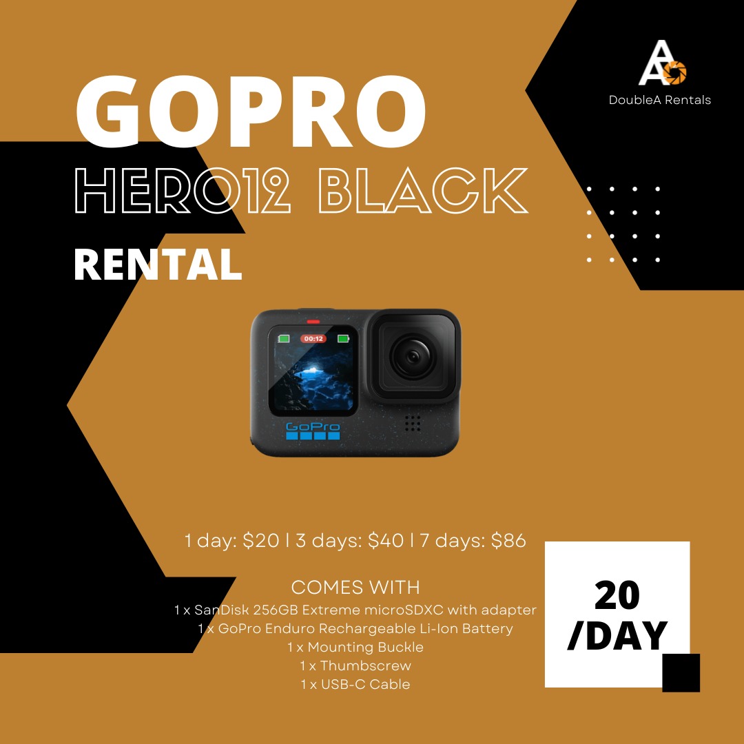 [Rent] GoPro Hero12 Black, Lifestyle Services, Photography & Video ...