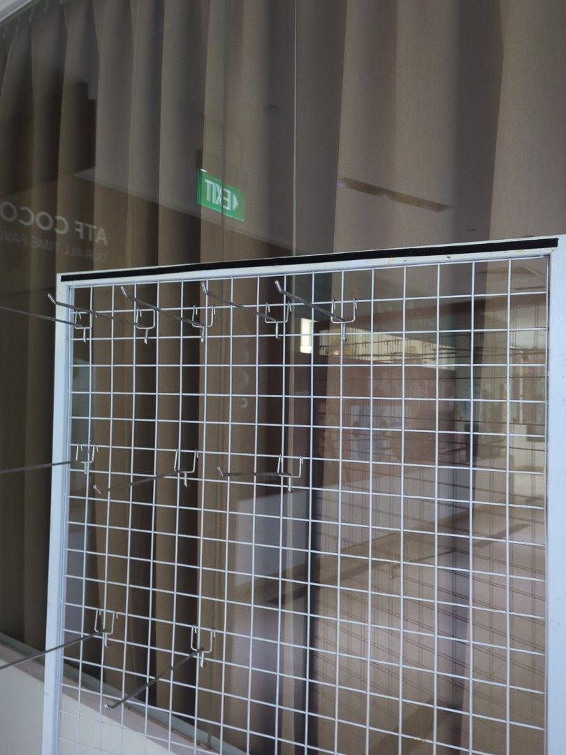 Retail display rack mesh standard type, Furniture & Home Living ...