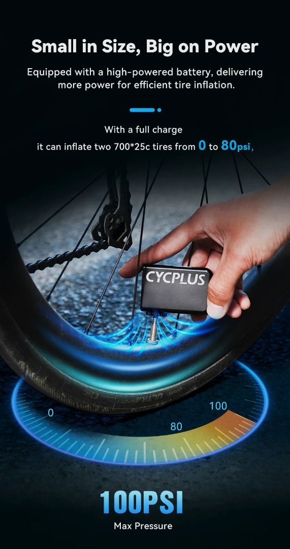 [RIS] Cycplus Tiny Pump Cube, Sports Equipment, Bicycles & Parts, Parts ...