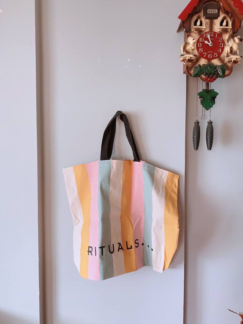 Rituals rainbow beach tote bag, Babies & Kids, Babies & Kids Fashion on ...
