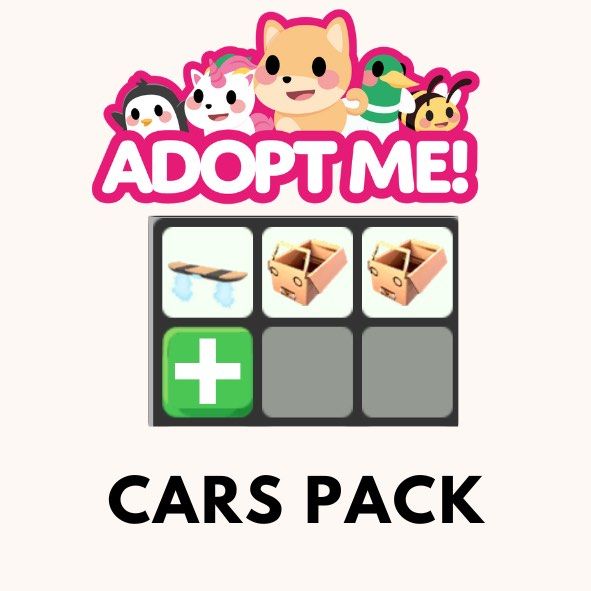 Roblox Adopt Me Cars Pack, 興趣及遊戲, 收藏品及紀念品, 錢幣 - Carousell