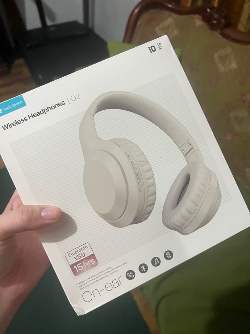 Rockspace 02 wireless headphones, Audio, Headphones & Headsets on Carousell