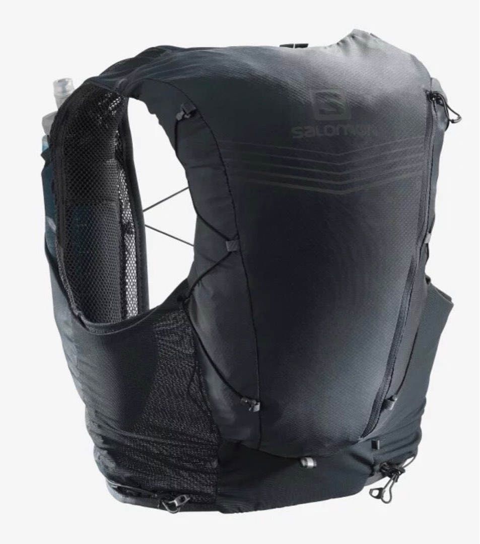 Salomon ADV SKIN 12 SET Size M Unisex Running Vest with flasks included ...