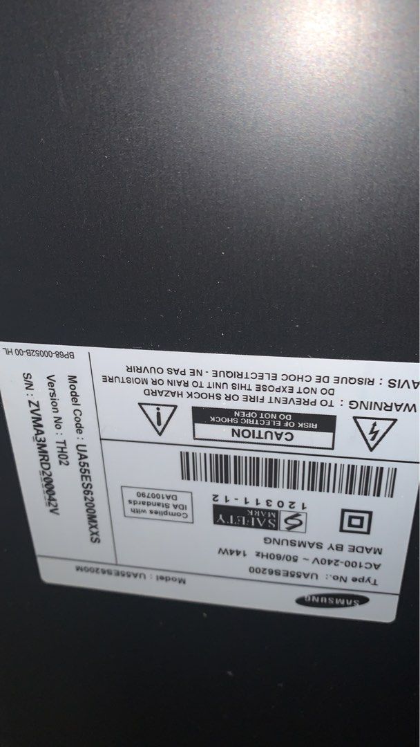 Samsung TV used, TV & Home Appliances, TV & Entertainment, TV on Carousell